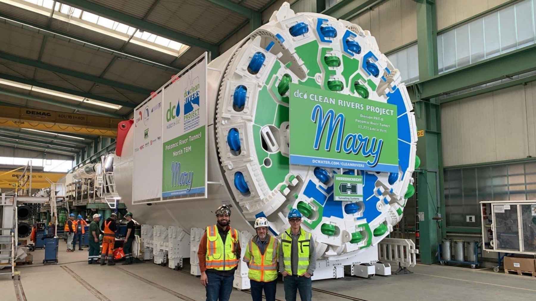 A 1,200-ton German machine named Mary just started grinding under the ...