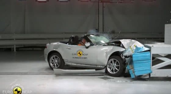 La cuarta generación del Mazda MX-5 obtiene 4 estrellas en las pruebas ...