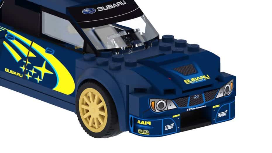 El Subaru WRX STI WRC de LEGO puede convertirse en realidad