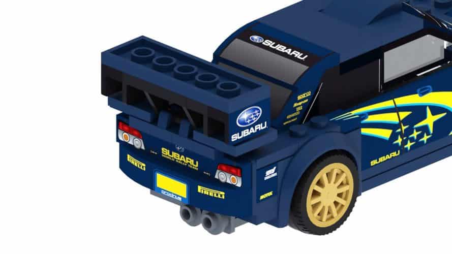 El Subaru WRX STI WRC de LEGO puede convertirse en realidad
