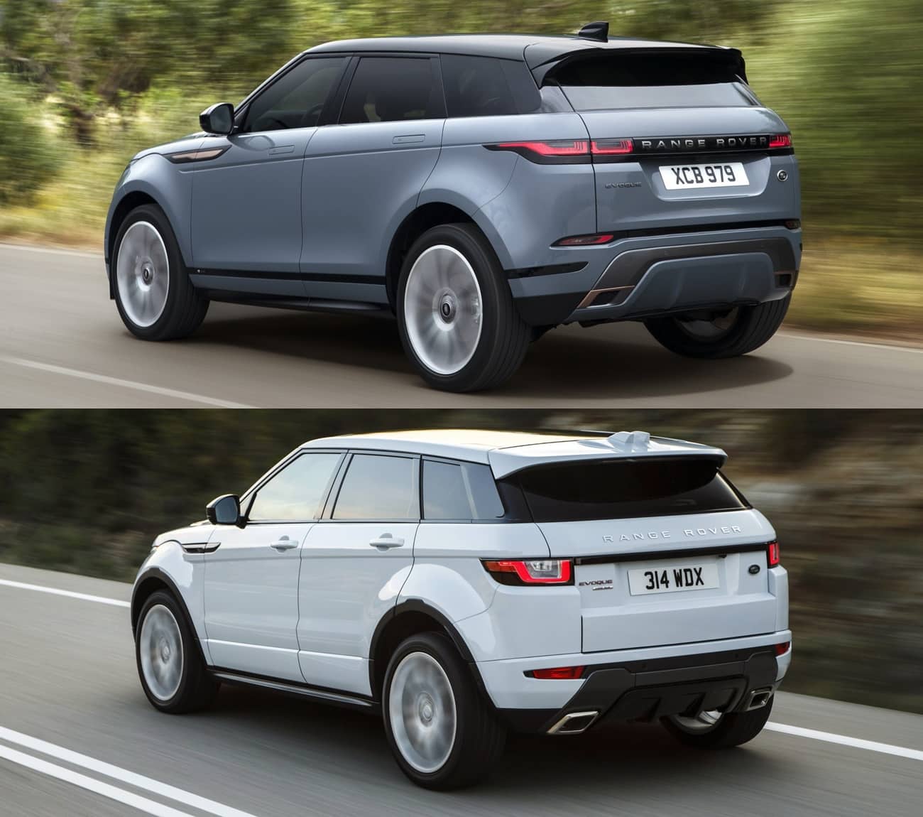 Comparación visual Range Rover Evoque: Juzga tú mismo cuánto ha ...