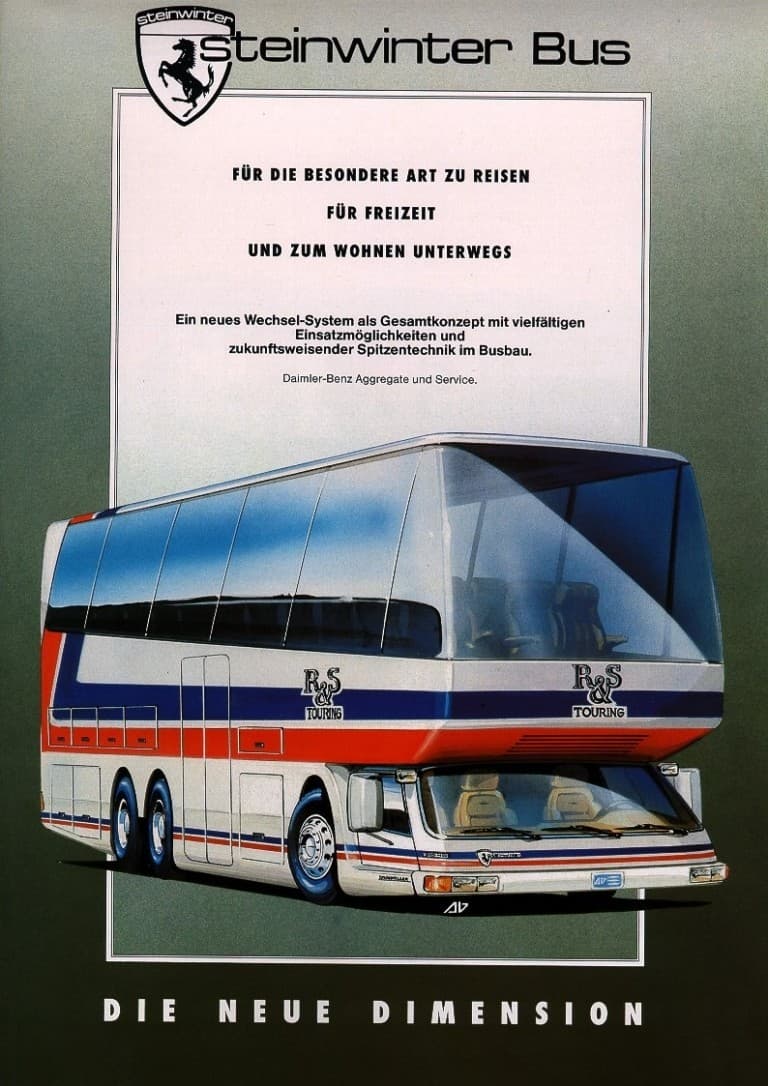 Steinwinter Supercargo 2040 Cab-Under: La historia del camión que murió ...