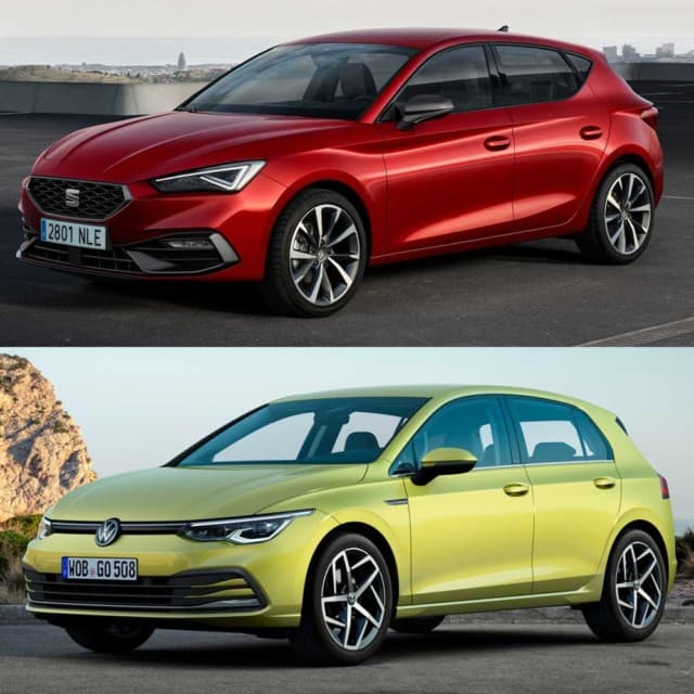 Comparación visual SEAT León vs. Volkswagen Golf 2020: ¿Tú con cuál te ...