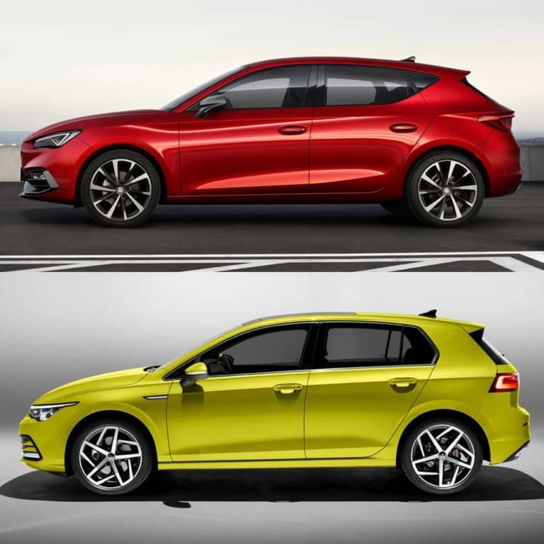 Comparación visual SEAT León vs. Volkswagen Golf 2020: ¿Tú con cuál te ...
