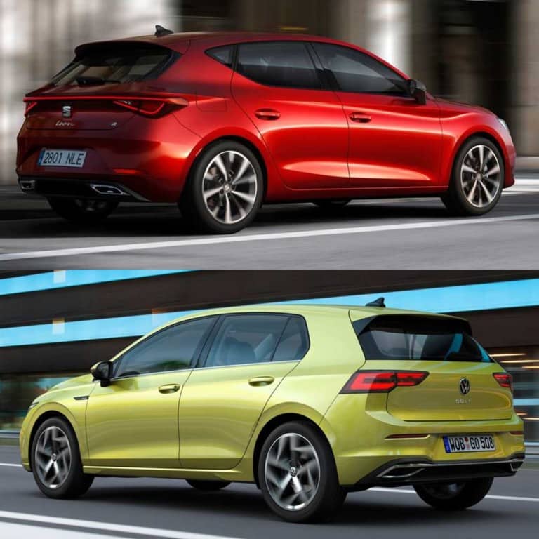 Comparación visual SEAT León vs. Volkswagen Golf 2020: ¿Tú con cuál te ...
