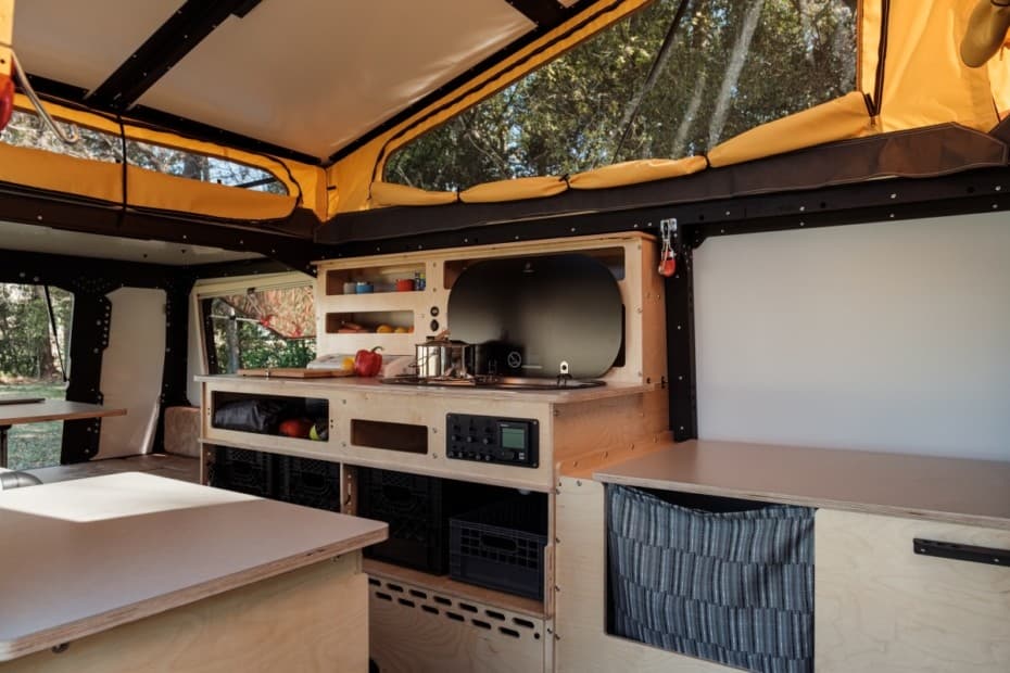 El Mantis es el buque insignia de las caravanas de Taxa Outdoors y se ...