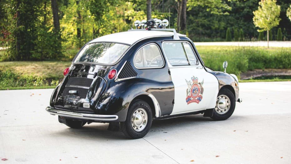 ¡Joya a la venta! Este simpático Subaru 360 de policía puede ser tuyo