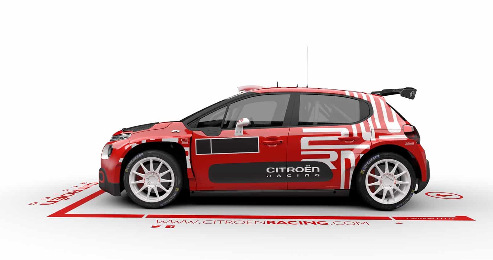 Así es el C3 Rally2 2021 del «Ejército Rojo» de Citroën: numerosas ...