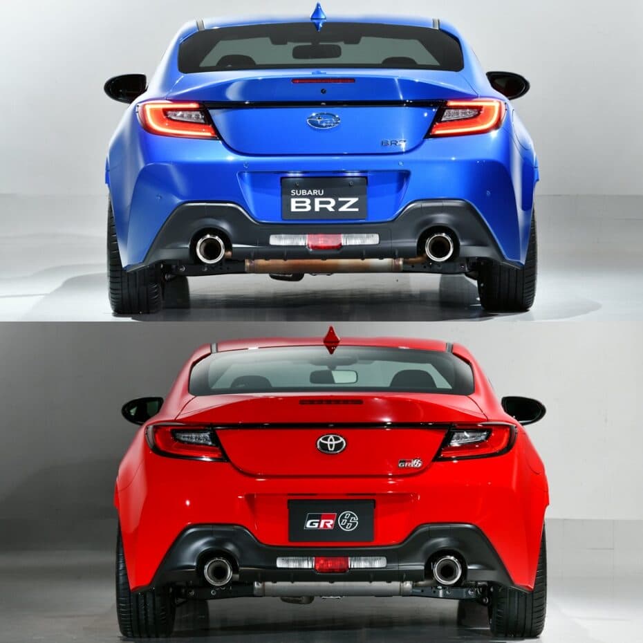 Comparación visual Subaru BRZ vs. Toyota GR 86: los gemelos golpean dos veces
