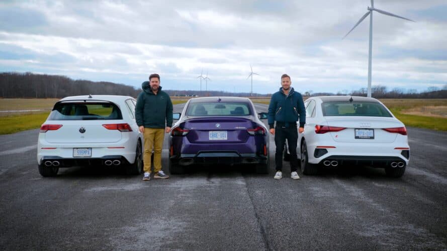 [Vídeo] Golf R vs. S3 vs. M240i: batalla de compactos