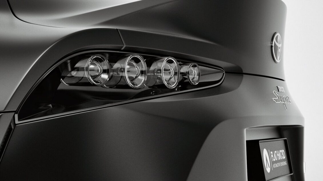 Con estos faros el Toyota Supra se parece a lo que fue...