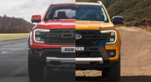 Ford Ranger Raptor vs. Ranger Wildtrack: cambios visuales