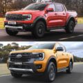 Ford Ranger Raptor vs. Ranger Wildtrack: cambios visuales