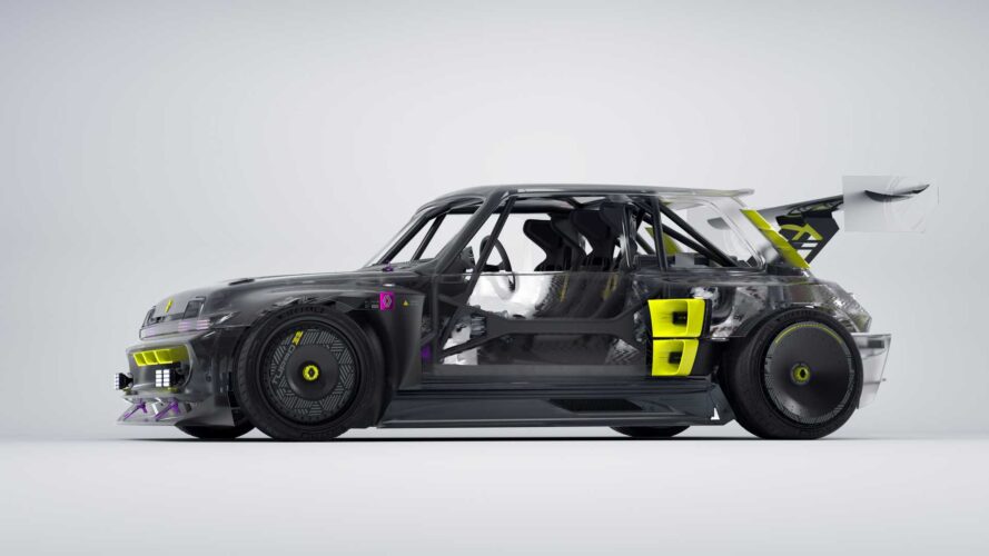 Renault R5 Turbo 3E 2022: 375 CV, modo derrape específico