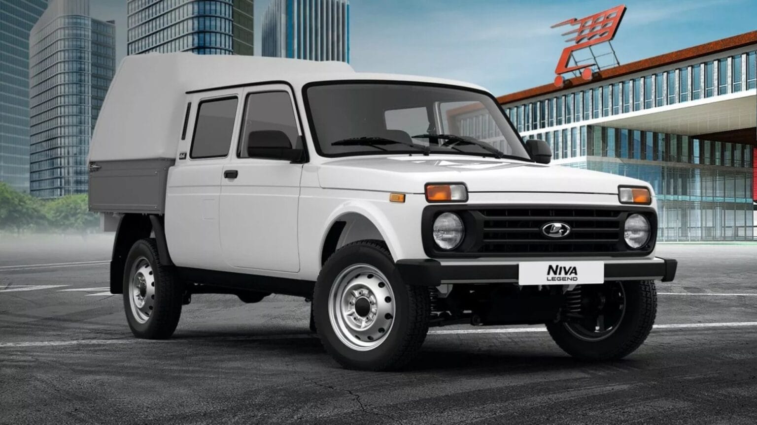 El Lada Niva se convierte en un vehículo de carga muy capaz