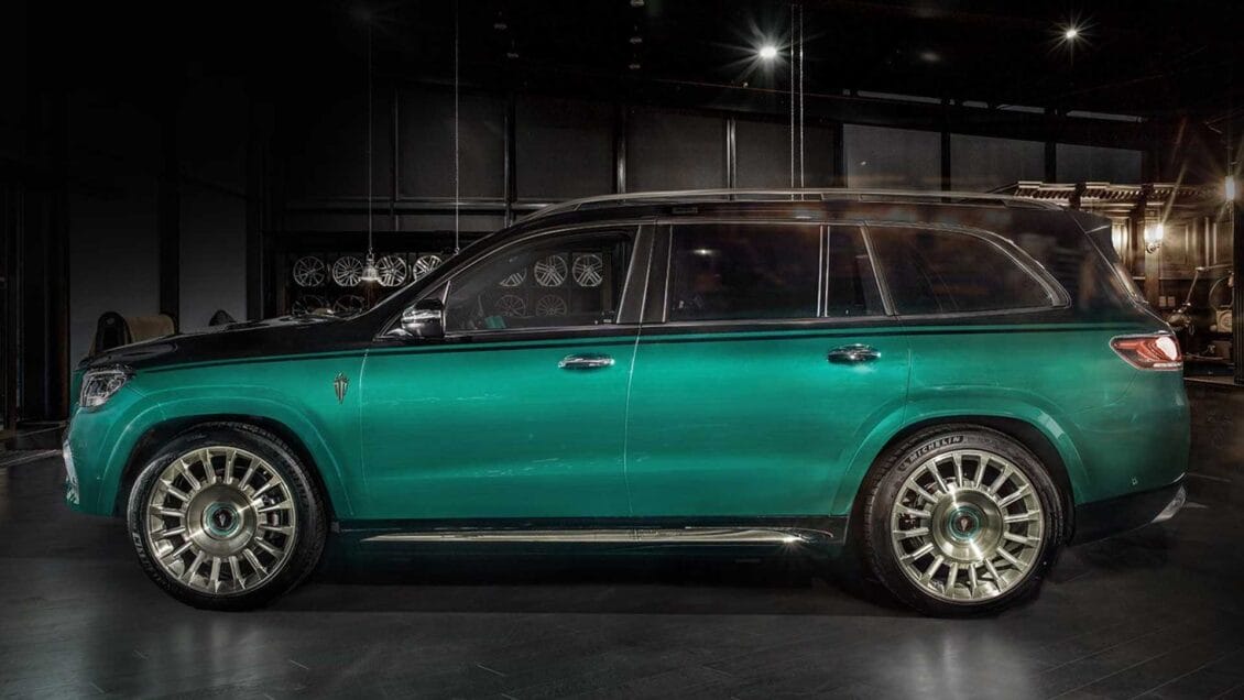 Mercedes-Maybach GLS Mint & Gold: opulencia y... ¿Mal gusto?