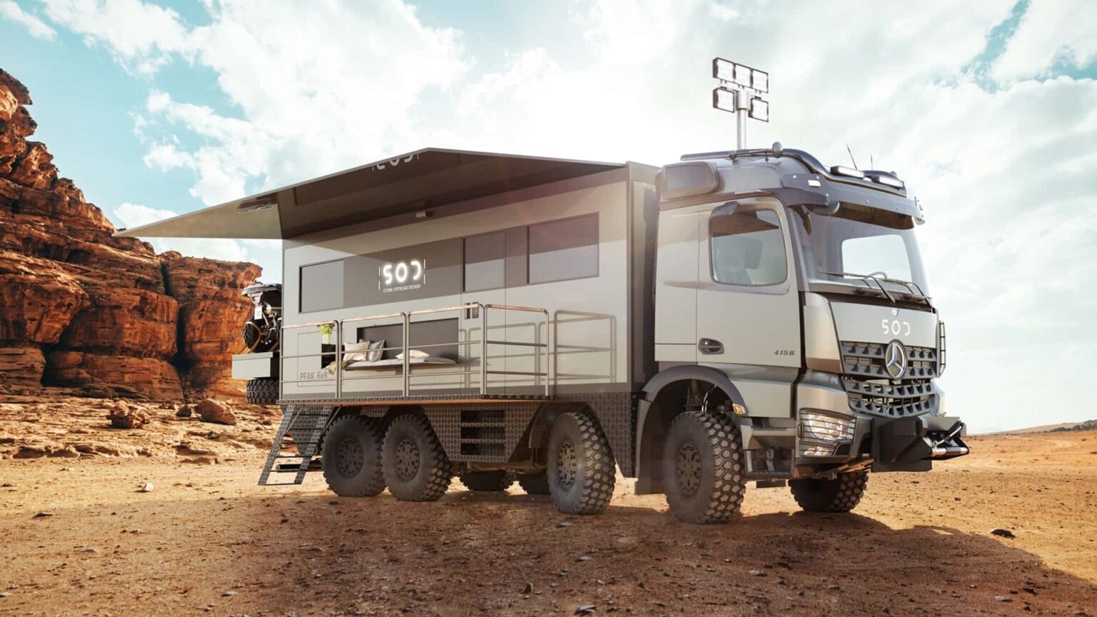 SOD Peak 8x6: ultralujo sobre ruedas por 1,7 M de euros