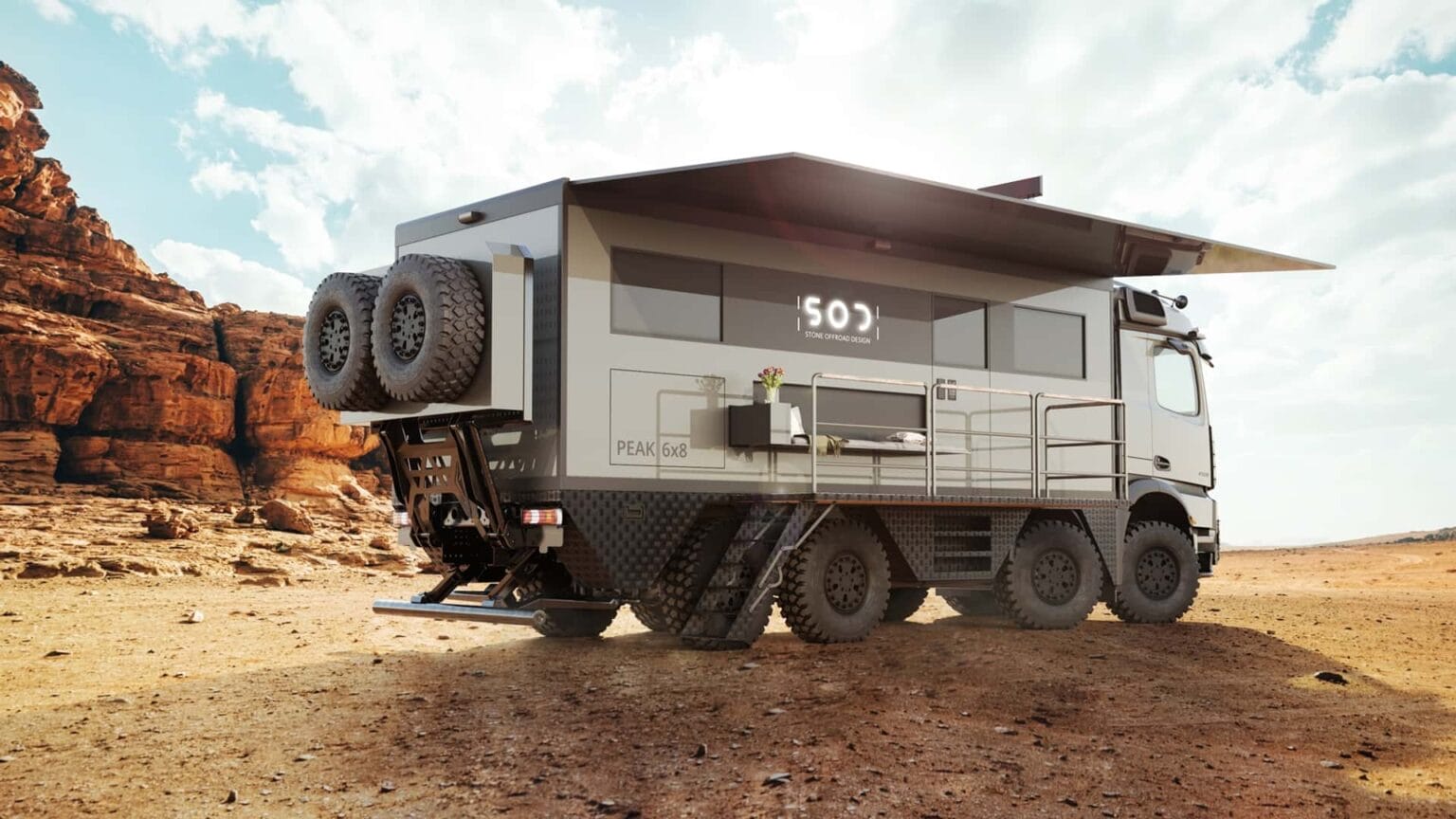 SOD Peak 8x6: ultralujo sobre ruedas por 1,7 M de euros
