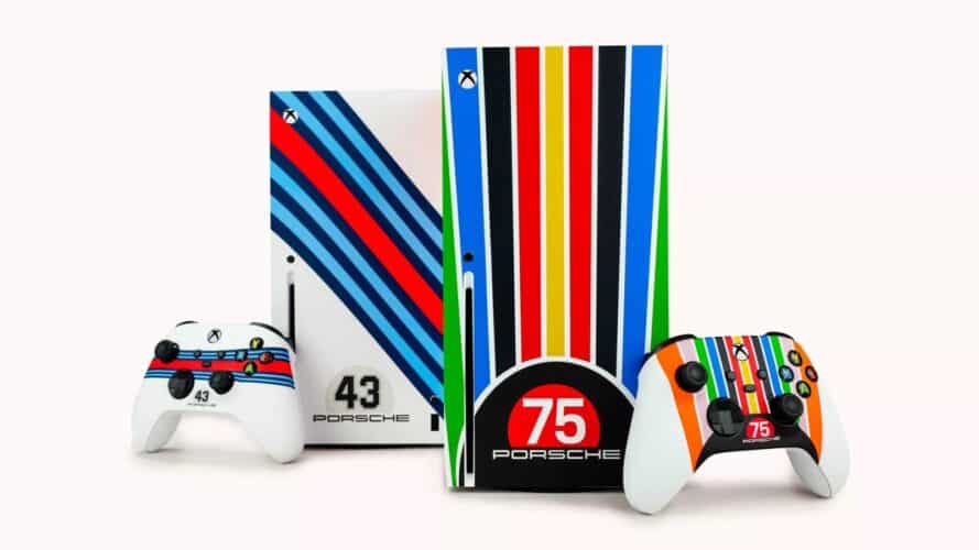 La Xbox Series X se viste con colores clásicos de Porsche