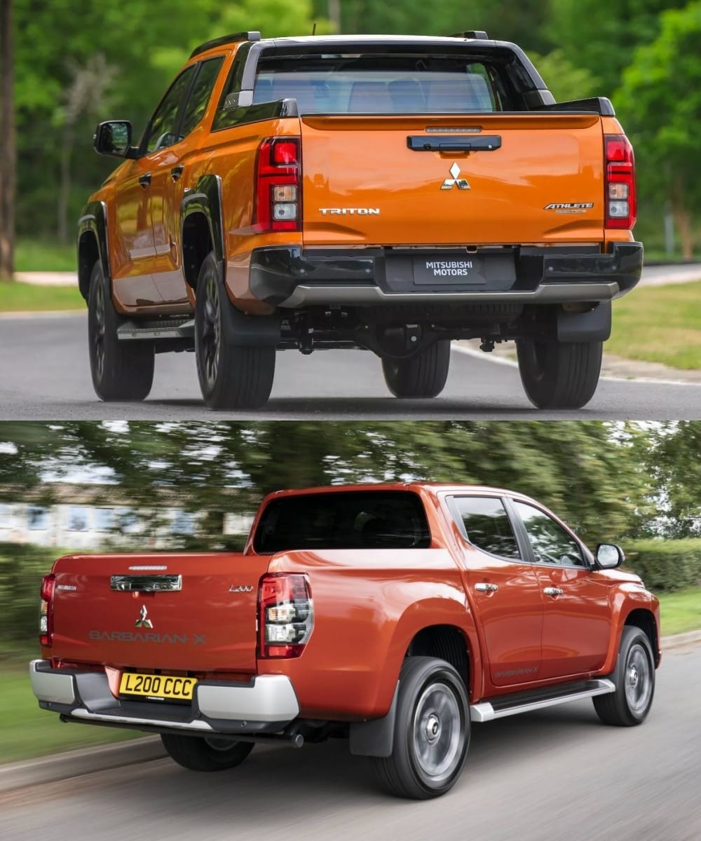 Comparación visual Mitsubishi L200 2024: un importante salto en diseño ...