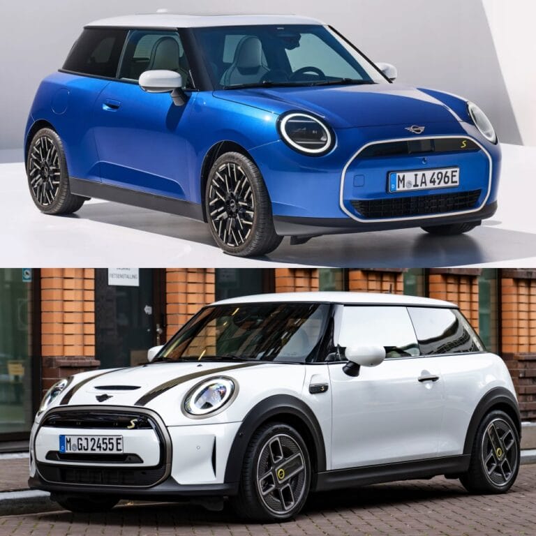 Comparativa visual MINI Cooper eléctrico 2024: ¿Más molón?