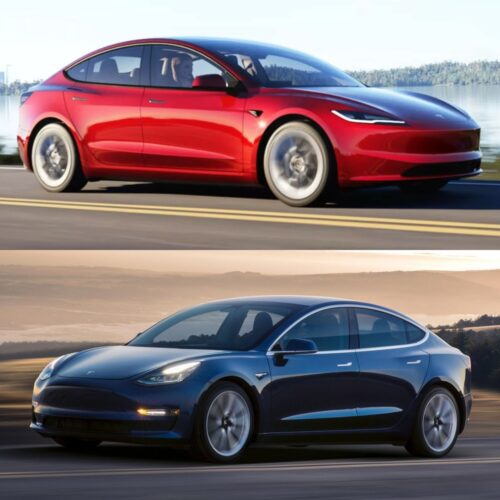 Comparativa visual Tesla Model 3 2024: un cambio acertado