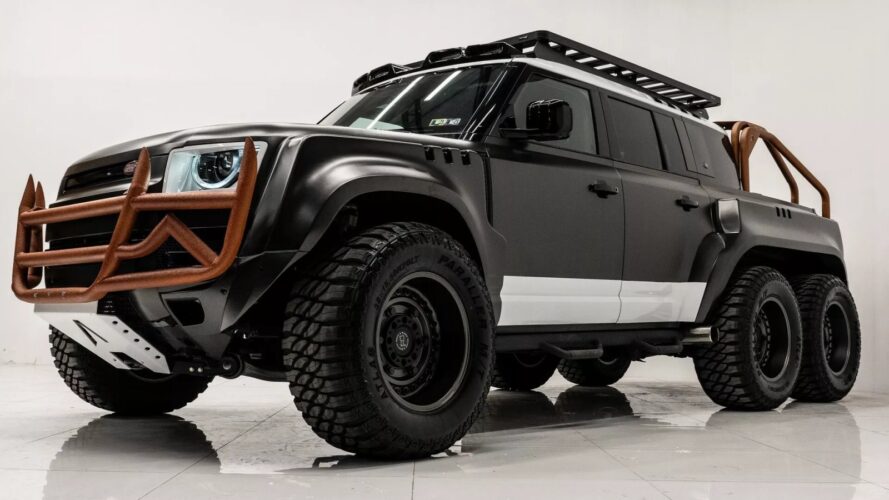 Este Defender 6x6 'World Ender' es una creación salvaje V8