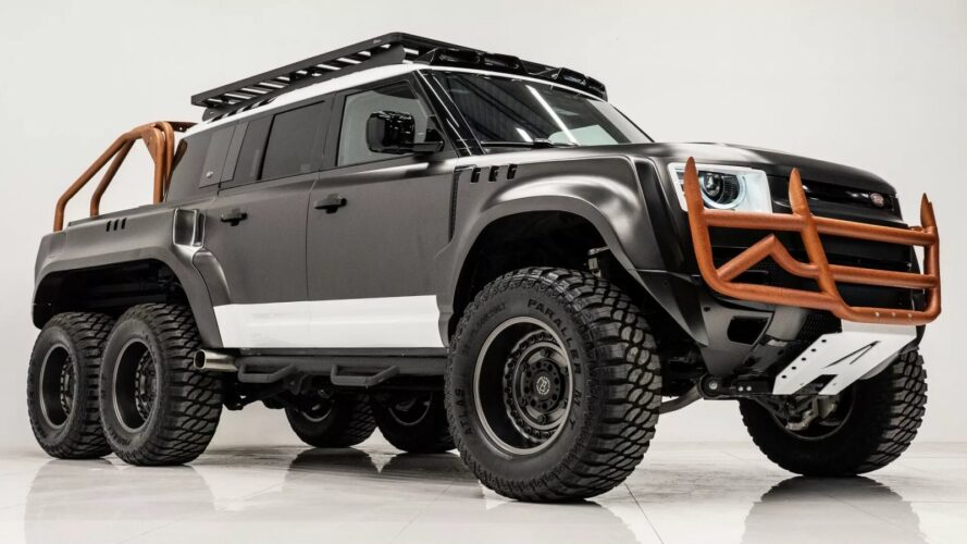 Este Defender 6x6 'World Ender' es una creación salvaje V8