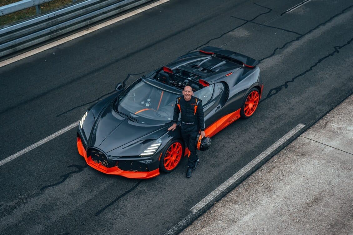 Así es el Bugatti W16 Mistral World Record Car